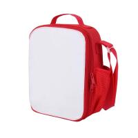 China Custom Logo Sublimation Blank Insulated Lunch Tote Bag With Strap Heat Transfer Lunch Crossbody Bag Blanks for sale
