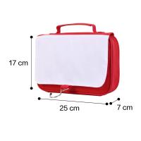 China Sublimation Toiletry Bag Custom Blanks Hanging Cosmetic Bag Personalised Travel Wash Bag for sale