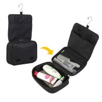 China Sublimation Toiletry Bag Custom Blanks Hanging Cosmetic Bag Personalised Travel Wash Bag for sale