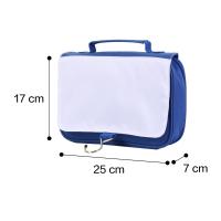 China Sublimation Toiletry Bag Custom Blanks Hanging Cosmetic Bag Personalised Travel Wash Bag for sale