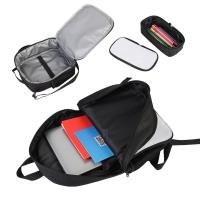 China 3 Pcs Sublimation Printing Blank School Bag Backpack School Lunch Bag Pencil Bag For Student Waterproof Outdoor Travel Casual Bag for sale