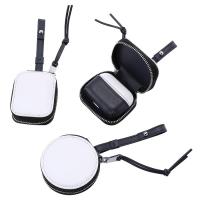 China Leather Sublimation Airpods Bag Custom Headphone Bag For Sublimation Photos Printing for sale