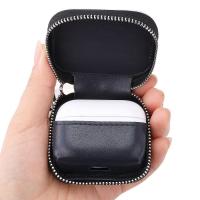 China Leather Sublimation Airpods Bag Custom Headphone Bag For Sublimation Photos Printing for sale