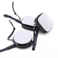 China Leather Sublimation Airpods Bag Custom Headphone Bag For Sublimation Photos Printing for sale