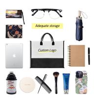 China Sublimation Duffle Shoulder Bag Blank DIY Custom Printed Logo Compound Cotton Linen Sublimation Tote Bag for sale