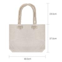 China Custom Sublimation Blank Linen Tote Bag For Sublimation Photos Printing for sale