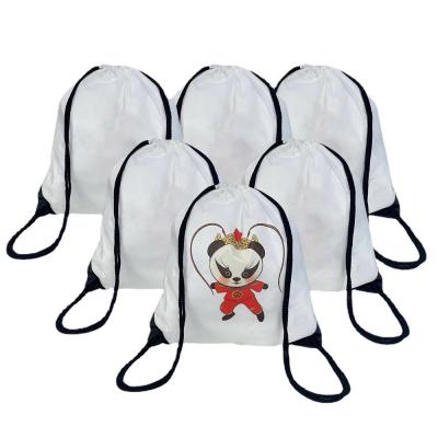 China Sublimation Non woven Drawstring Bag Custom Drawstring Backpacks for sale