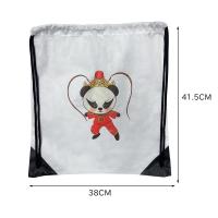 China Sublimation Non woven Drawstring Bag Custom Drawstring Backpacks for sale