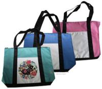 China Colored Sublimation Diaper Bag Blanks Printable Canvas Mom Bag For Heat Transfer Printing for sale