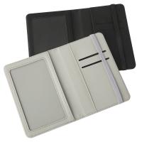 China Full Printing Blank Sublimation Passport Cover With Card Slots Leather Passport Holder Personalized for sale