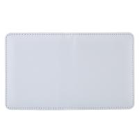 China Double-Sided Printing PU Leather Sublimation Id Card Holder Blanks Waterproof for sale