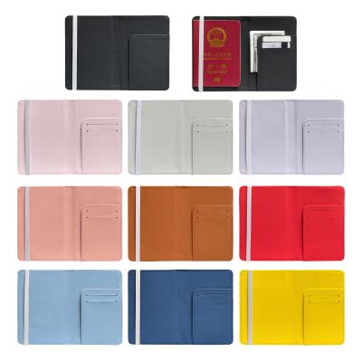 China Personalized Printed Travel Sublimation Passport Cover PU Leather Card Passport Case Blank Sublimation Passport Holder for sale