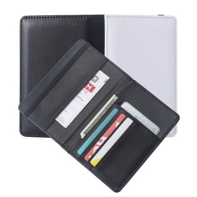 China Diy Blanks Custom PU Leather Sublimation Passport Covers Travel Wallet Card Passport Holder With Pockets for sale