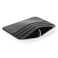 China Blank Sublimation Money Card Holder Personalized Leather Business Card Holder for sale