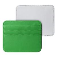 China Blank Sublimation Money Card Holder Personalized Leather Business Card Holder for sale