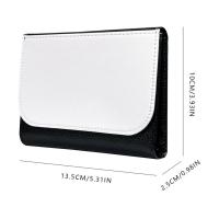 China Big Capacity Multiple Card Slots Sublimation Trifold Leather Wallet For Men And Women for sale