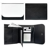 China Big Capacity Multiple Card Slots Sublimation Trifold Leather Wallet For Men And Women for sale