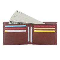 China Mens Personalized Bifold Wallet With Multiple Card Slots PU leather Sublimation Wallet Blanks for sale