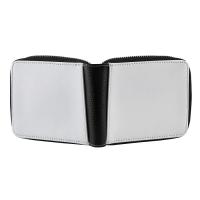China Sublimation Mens Wallet Custom Blanks Leather Compact Zip Around Wallet for sale