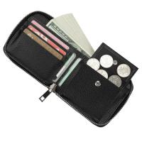 China Sublimation Mens Wallet Custom Blanks Leather Compact Zip Around Wallet for sale