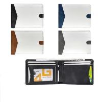 China Mens Bifold Wallet Personalized Multiple Card Slots Sublimation Wallet Blanks for sale