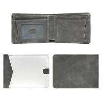 China Mens Bifold Wallet Personalized Multiple Card Slots Sublimation Wallet Blanks for sale