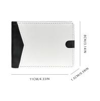 China Mens Bifold Wallet Personalized Multiple Card Slots Sublimation Wallet Blanks for sale