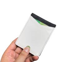 China Mens Bifold Wallet Personalized Multiple Card Slots Sublimation Wallet Blanks for sale