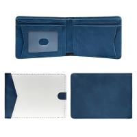 China Mens Bifold Wallet Personalized Multiple Card Slots Sublimation Wallet Blanks for sale