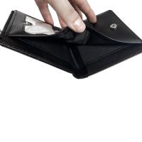 China Printable Blank Sublimation Mens Wallet Personalized Bifold Leather Wallet for sale