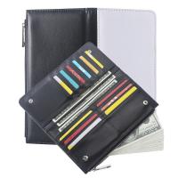 China PU Leather Blank Sublimation Wallet Credit Card Holder Purse Ladies Bag With Zipper Women'S Wallets for sale