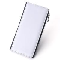China PU Leather Blank Sublimation Wallet Credit Card Holder Purse Ladies Bag With Zipper Women'S Wallets for sale