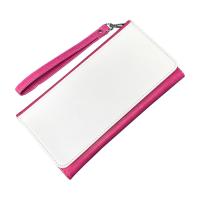 China Women Sublimation Wallet Custom Printing With Wrist Strap Sublimation Purse Blanks Women Clutch for sale