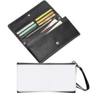China Women Sublimation Wallet Custom Printing With Wrist Strap Sublimation Purse Blanks Women Clutch for sale