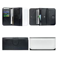 China Custom Blank Sublimation Leather Trifold Wallet for sale