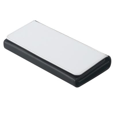 China Custom Leather Trifold Wallet Sublimation Blanks for sale