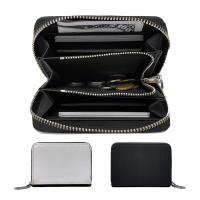 China Leather Sublimation Coin Purse With Zipper Custom Compact Wallet For Sublimation Printing for sale