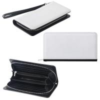 China Big Capacity Leather Blank Sublimation Wallets For Men And Women Personalized Long Wallet for sale