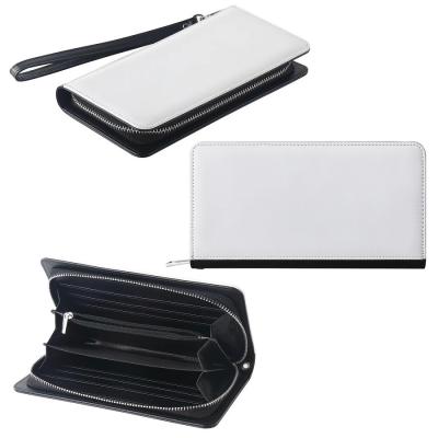 China Big Capacity Leather Blank Sublimation Wallets For Men And Women Personalized Long Wallet for sale