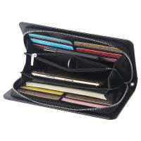 China Big Capacity Leather Blank Sublimation Wallets For Men And Women Personalized Long Wallet for sale