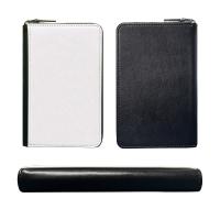 China Sublimation Leather Travel Passport Wallet Fashion Men Women Customized Passport Holder Wallet for sale