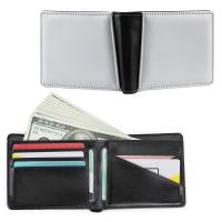 China Sublimation Blank Wallet For Men Gifts Double And Single Sided Custom Printed Men'S Leather Sublimation Wallets for sale