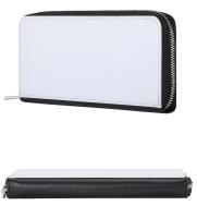 China Custom Continental Leather Sublimation Women'S Zip Around Wallet With Card Slots For DIY Photos Printing for sale