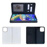 China Double Sided Sublimation Flip Pu Leather Phone Cases For Iphone 15 16 14 13 for sale