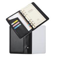 China A5 A6 PU Leather Sublimation Notebook With 100 Pcs Inner Pages Blank Loose-Leaf Leather Planner Notepad Custom Logo Sublimation Journals for sale
