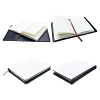 China Double Sided Sublimation Leather Detachable Binder Notebook A5 A6 Sublimation Notebook Covers Blanks for sale