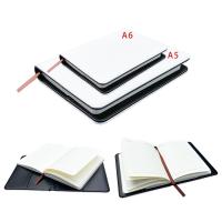 China Double Sided Sublimation Leather Detachable Binder Notebook A5 A6 Sublimation Notebook Covers Blanks for sale