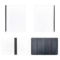China Double Sided Sublimation Leather Detachable Binder Notebook A5 A6 Sublimation Notebook Covers Blanks for sale