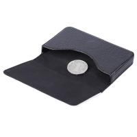 China Blank Leather Sublimation Business Card Holder Custom Photo Printing Namecard Case for sale