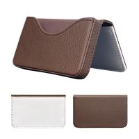 China Blank Leather Sublimation Business Card Holder Custom Photo Printing Namecard Case for sale